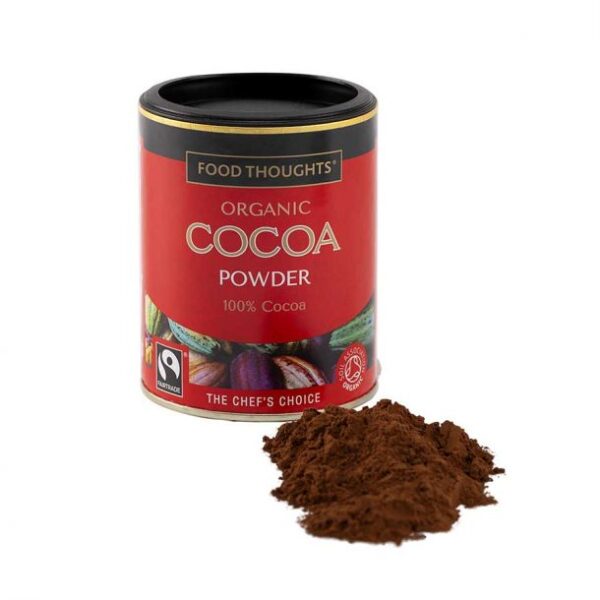Organic Cocoa Powder Tubs, 6 x 125gFood Thoughts Cocoa & Cacao